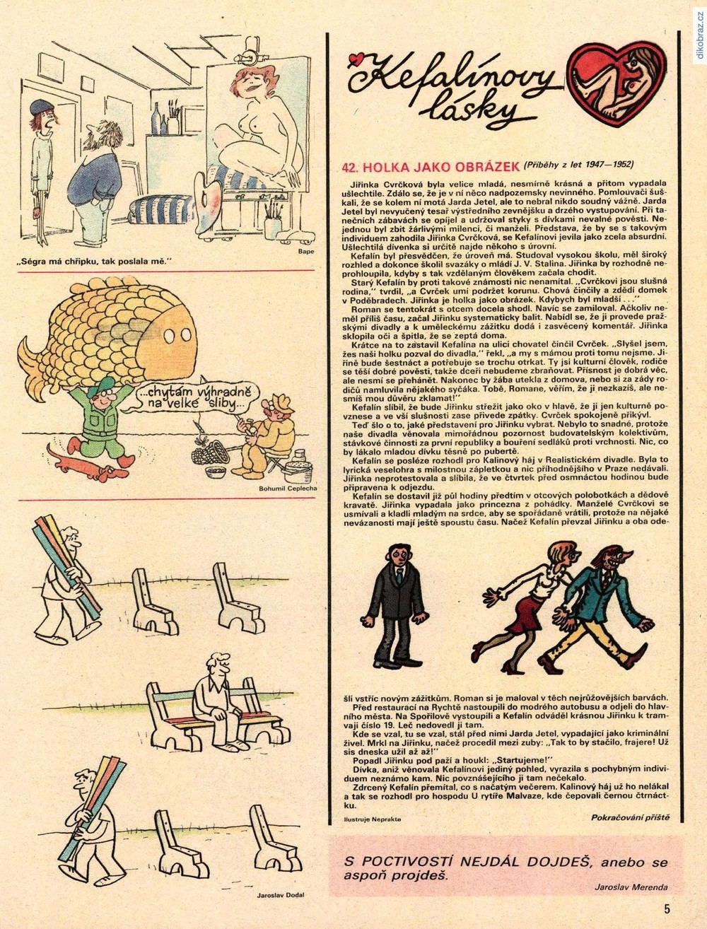 Archiv dikobrazu - Ročník 1989 - Číslo 42 - Strana 05